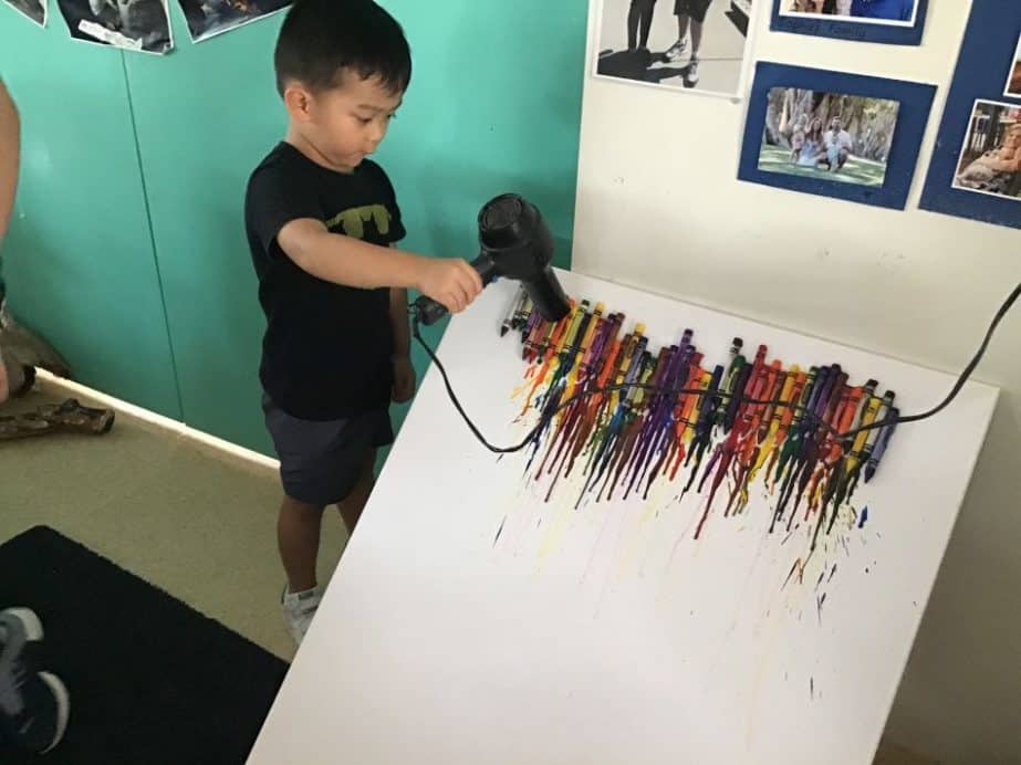 Guardian Tempe’s Crayon Melting Experiment | Guardian Childcare